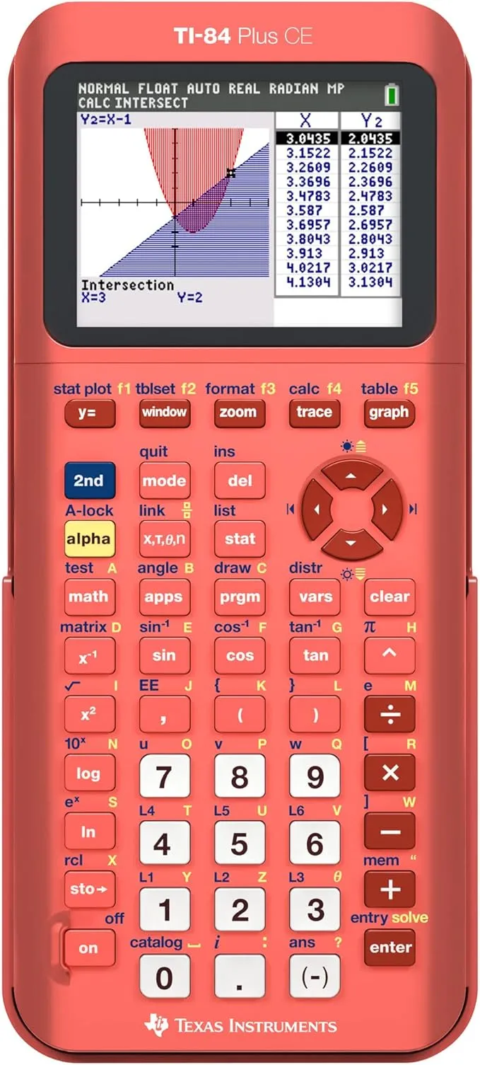 Texas Instruments - TI-84 Plus CE Color Graphing Calculator Rating ...
