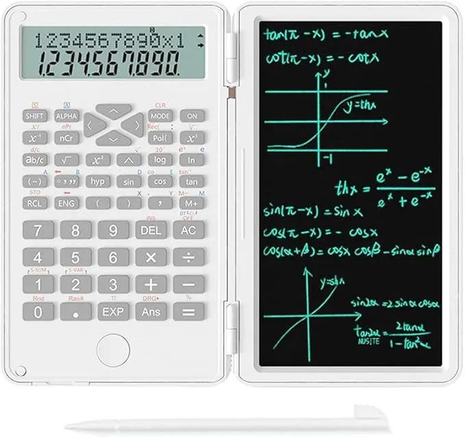 JSJGETYI - 2 in 1 Scientific Calculator with Writing Tablet Rating ...
